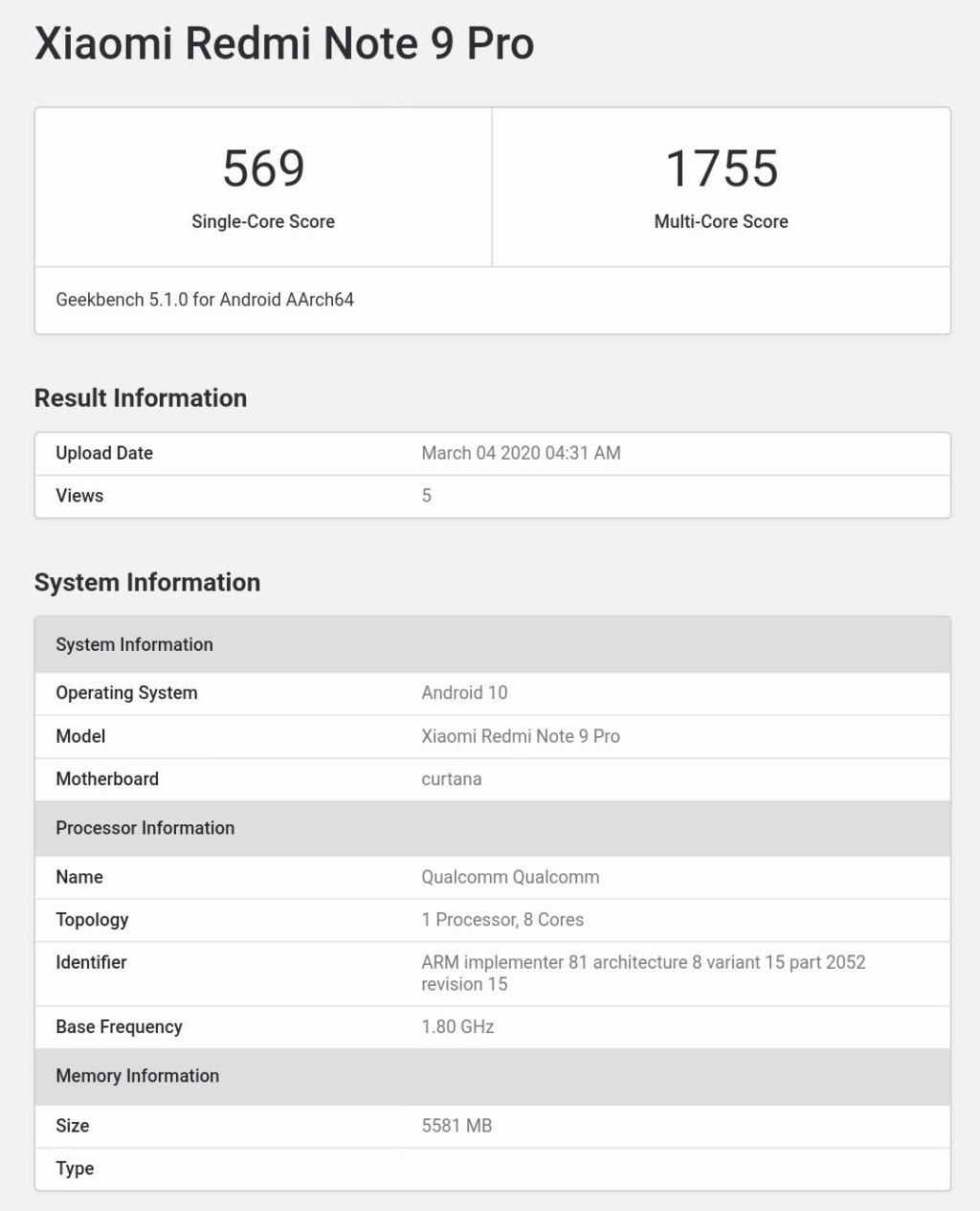 Redmi Note 9 Pro specifications Leaked: equipped with Snapdragon 720G ...