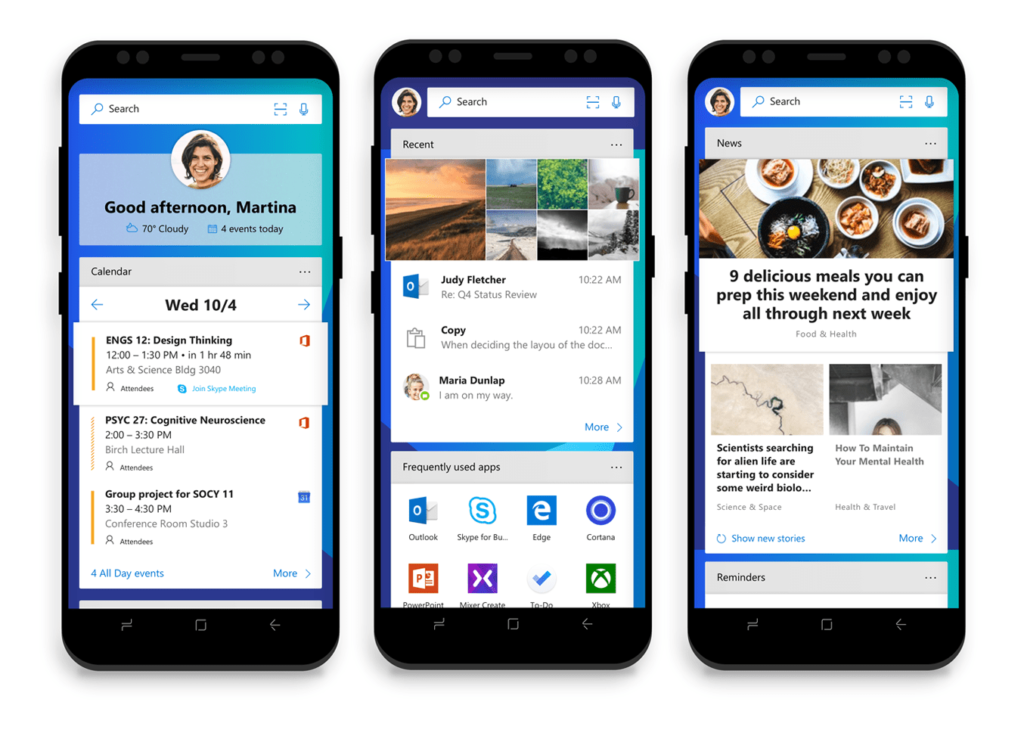 Microsoft Launcher Preview for Android released: that's new - Task Boot