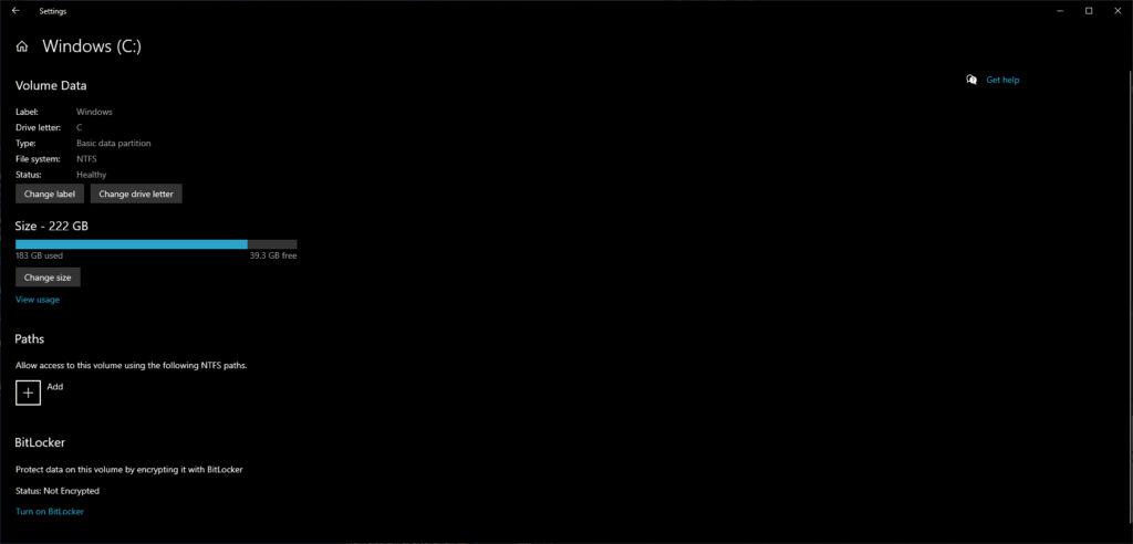 New Windows 10 Insider Build starts new Disk Management - Task Boot